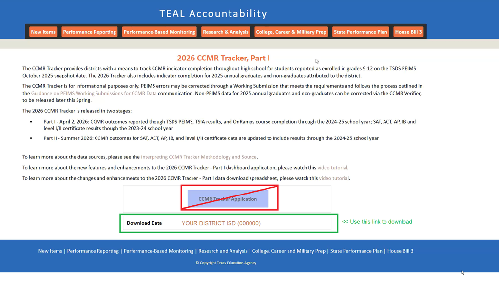 Loading TEAL – CCMR Tracker – OnDataSuite – Knowledgebase