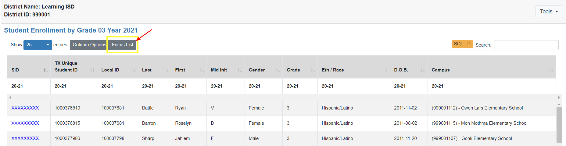 Focus List – OnDataSuite – Knowledgebase
