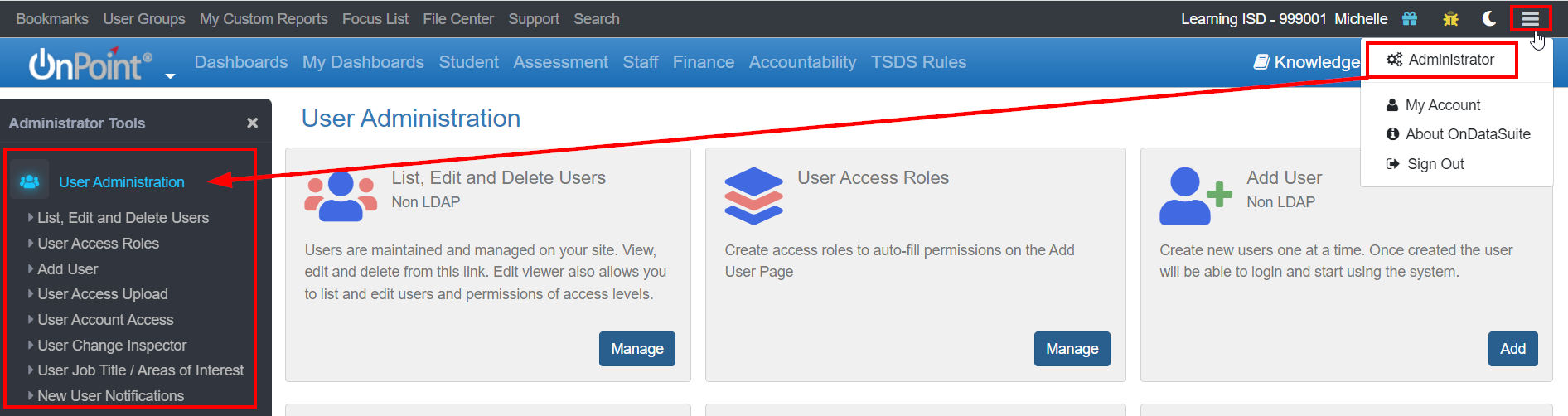 User Administration – OnDataSuite – Knowledgebase