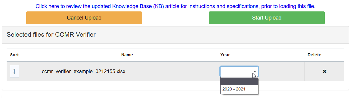 Loading TEAL – CCMR Verifier / Listing File – OnDataSuite – Knowledgebase