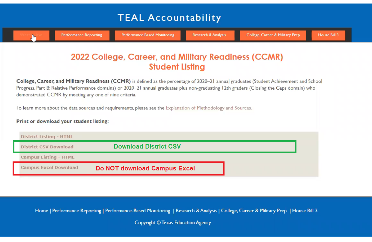 Loading TEAL – CCMR Verifier / Listing File – OnDataSuite – Knowledgebase