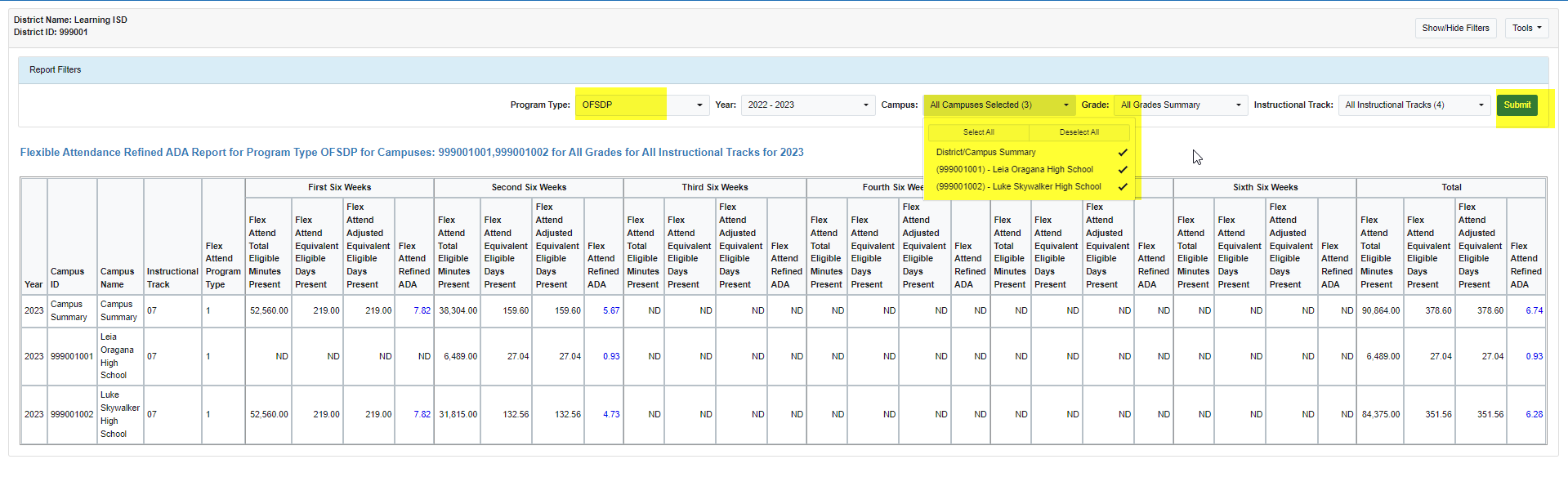 Where can I find Dropout Recovery ADA? – OnDataSuite – Knowledgebase