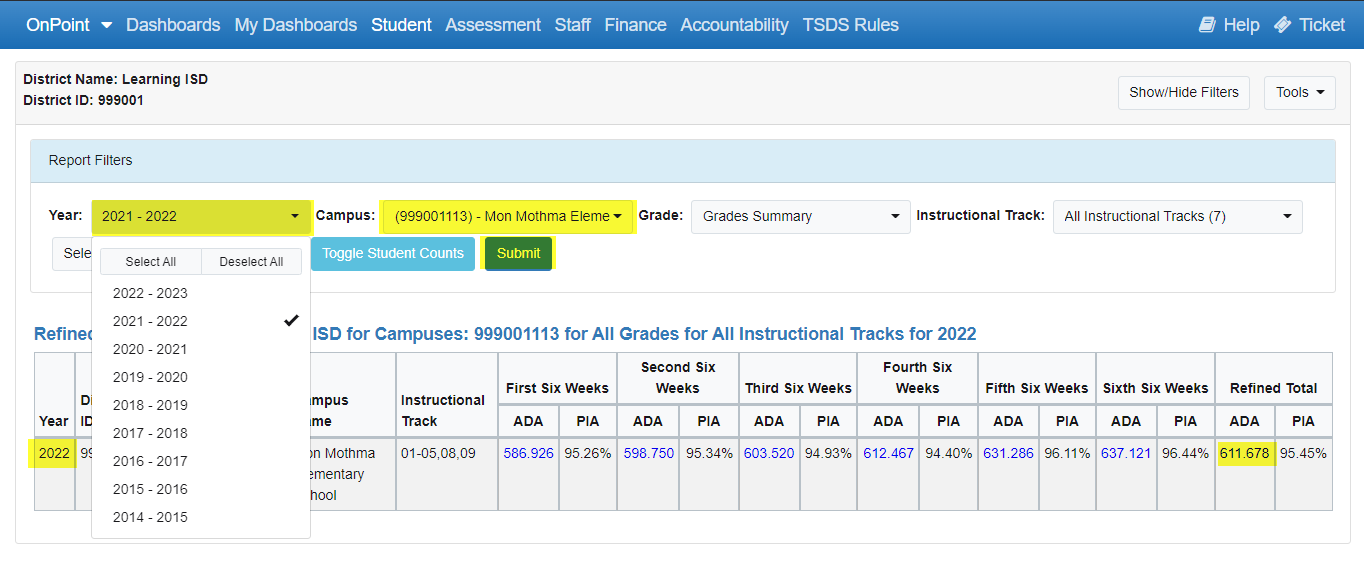 How to generate a New Instructional Facility Allotment (NIFA) Student ...