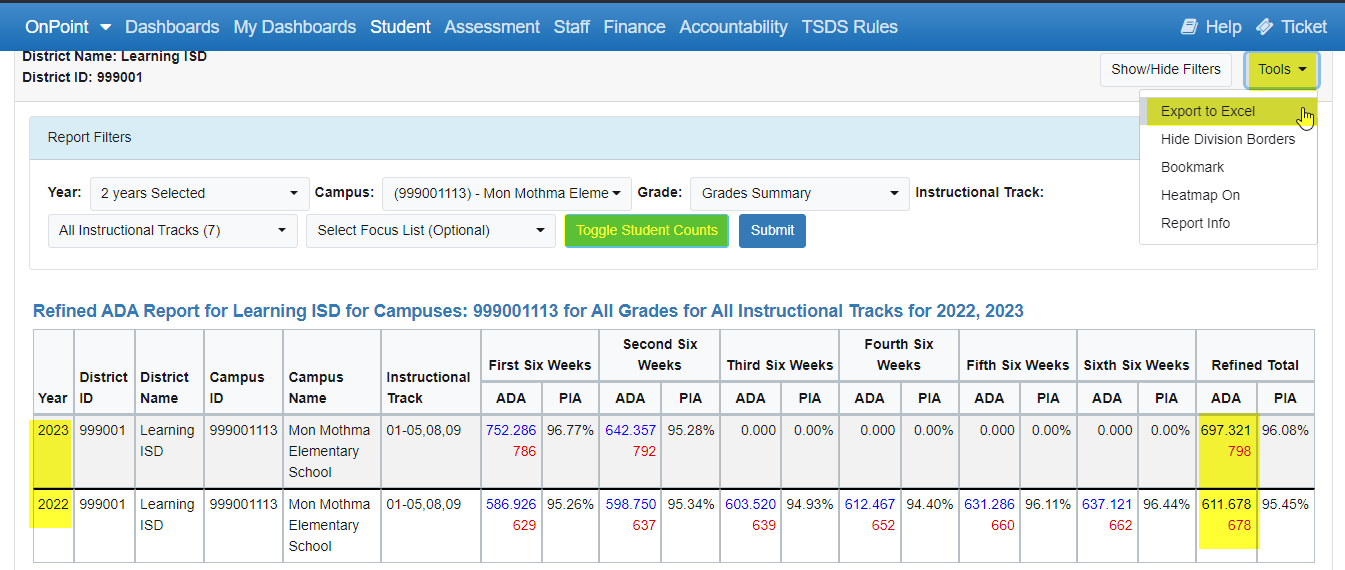 How to generate a New Instructional Facility Allotment (NIFA) Student ...