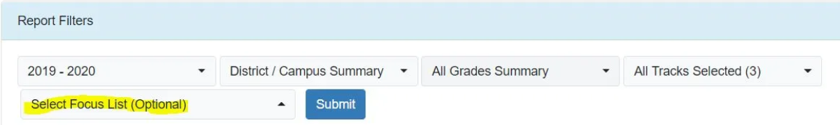 Focus List – Using a Focus List in Custom Reports – OnDataSuite ...