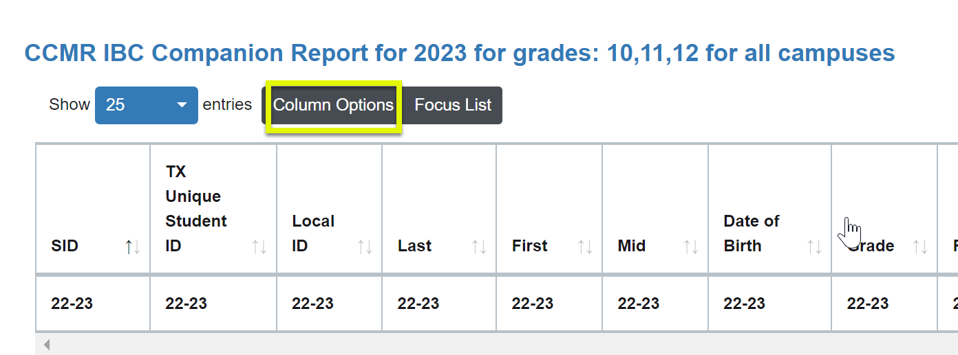 CCMR IBC 2024 Companion Report – OnDataSuite – Knowledgebase