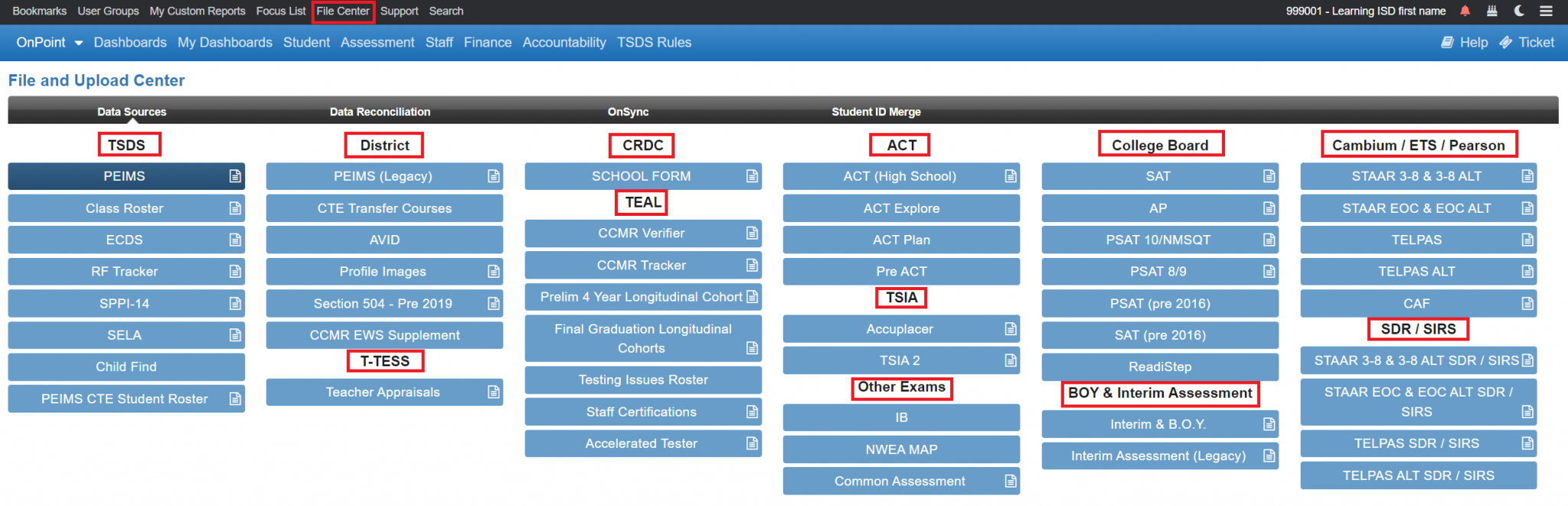 File Center Associating Files to Reporting Tabs – OnDataSuite ...