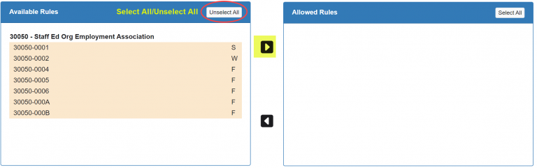 TSDS Business Rules Role Access – OnDataSuite – Knowledgebase