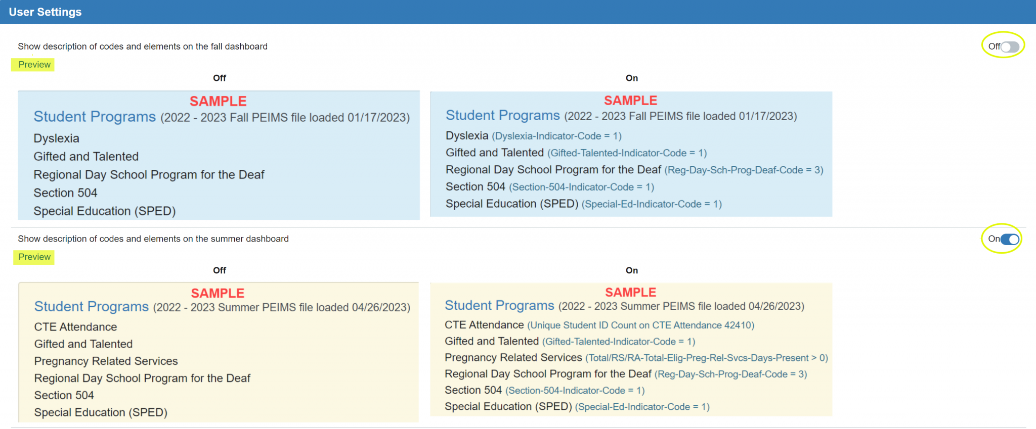 User Settings – OnDataSuite – Knowledgebase
