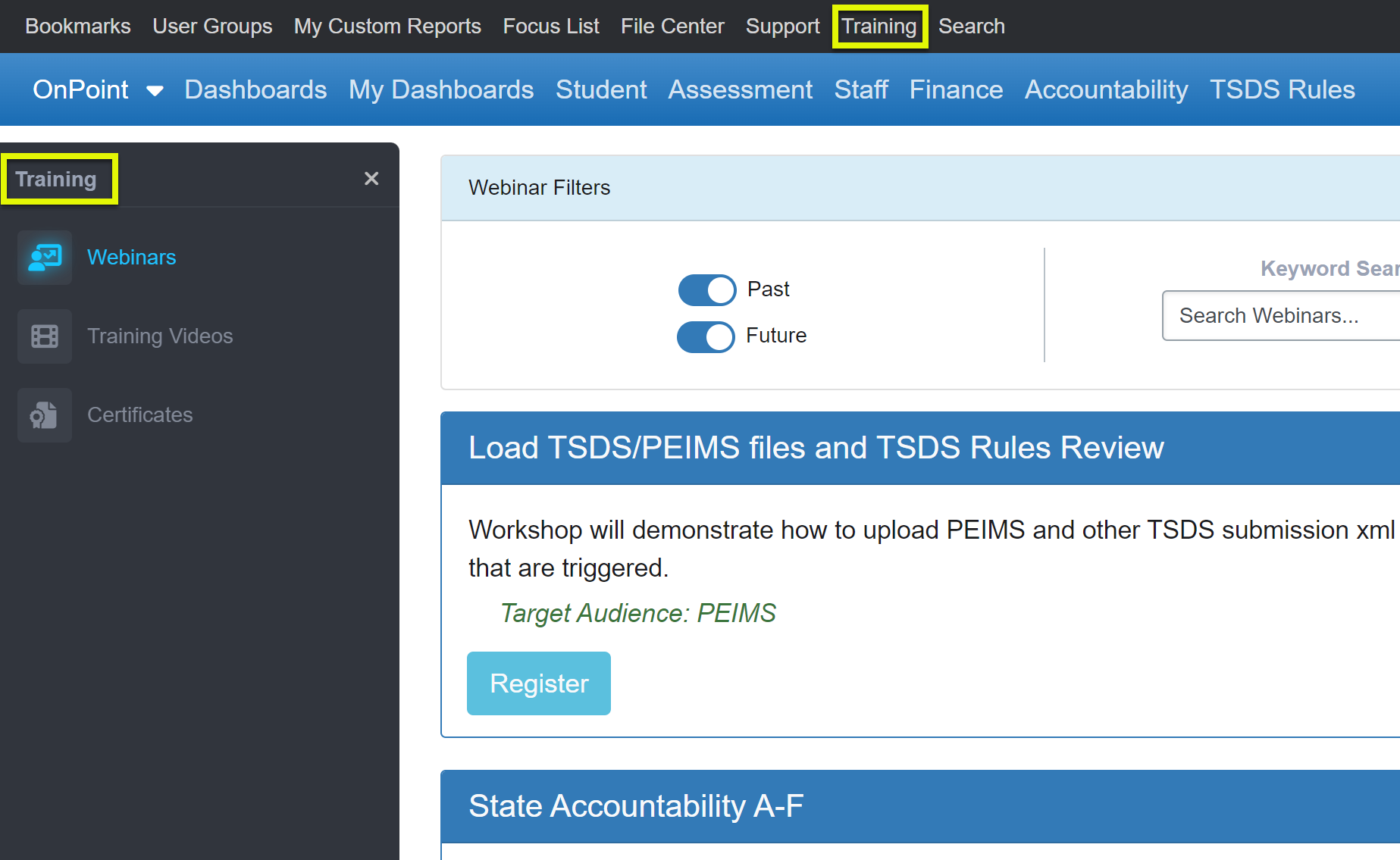 Training – OnDataSuite – Knowledgebase