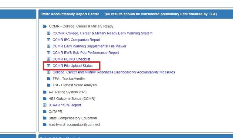 CCMR File Upload Status – OnDataSuite – Knowledgebase