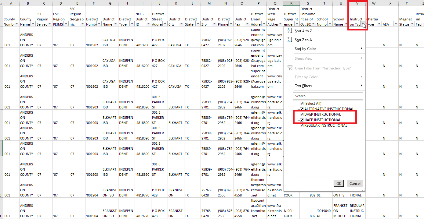 How does OnDataSuite determine if a campus is excluded from A-F ...