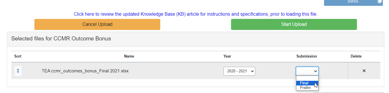 Loading TEAL – CCMR Outcome Bonus Roster File(s) – OnDataSuite ...