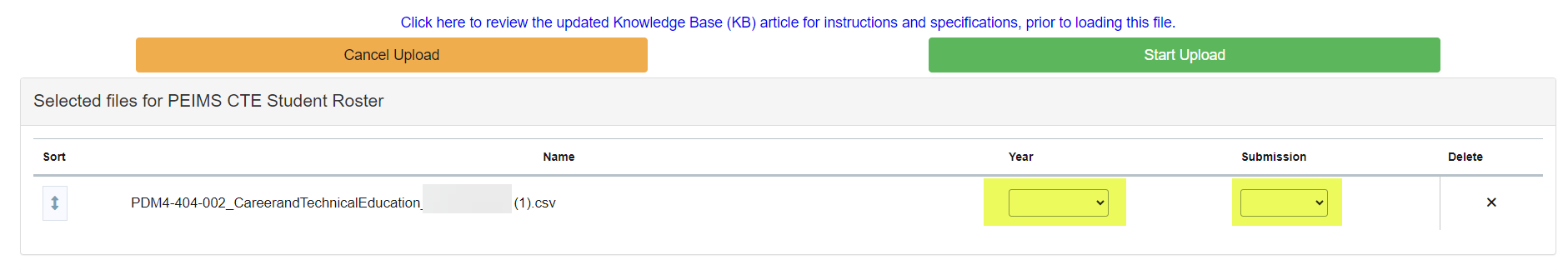 Loading TSDS XML or CSV- PEIMS CTE Student Roster – OnDataSuite ...
