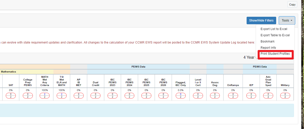 CCMR Early Warning System (EWS) – Printable Cards – OnDataSuite ...