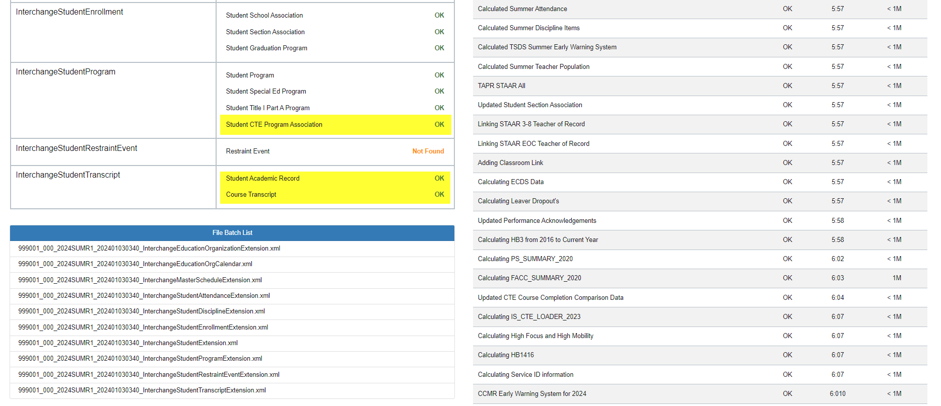 CTE Data Review – File Center – OnDataSuite – Knowledgebase
