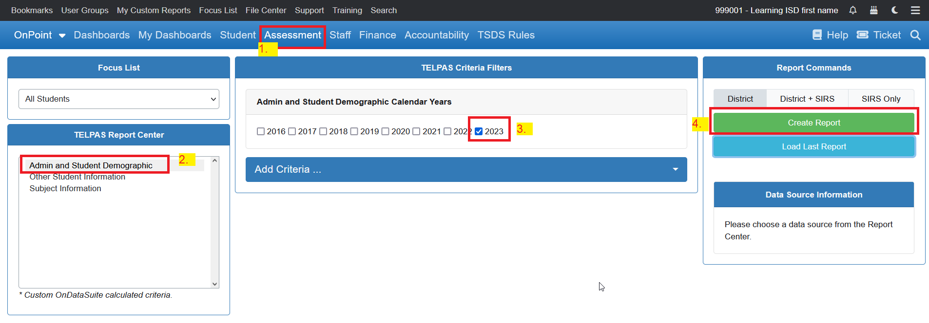How to generate State Assessment Printable Cards – OnDataSuite ...