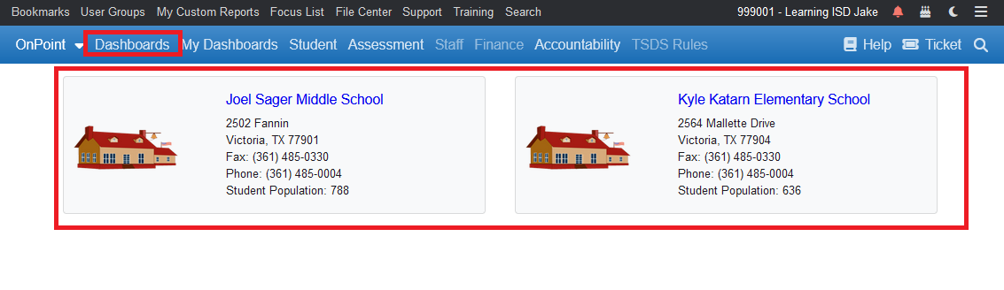 Setting up associated feeder campuses for campus level users (Non- District Wide Access ...