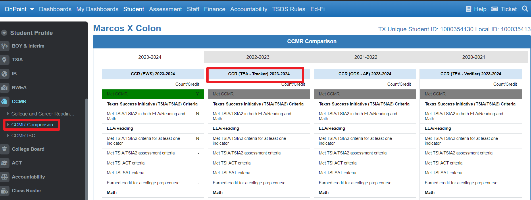 Loading TEAL – CCMR Tracker – OnDataSuite – Knowledgebase