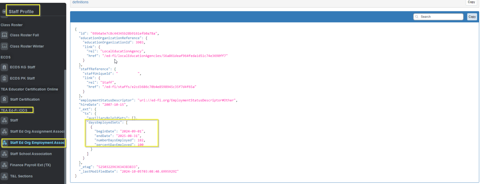 Fall Staff Ed-Fi Checkpoints in OnDataSuite – OnDataSuite – Knowledgebase