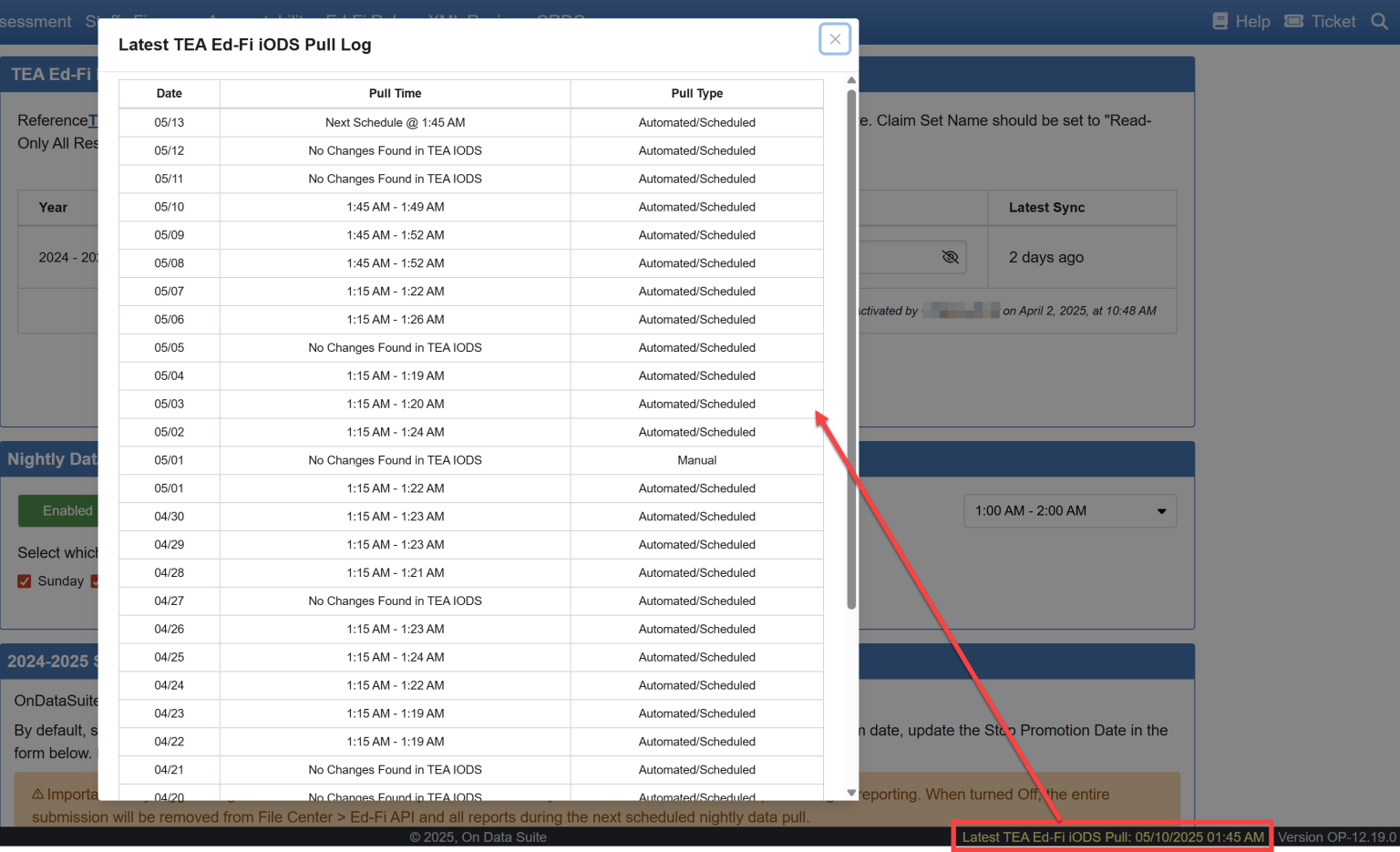 Verify TEA IODS Data in OnDataSuite – OnDataSuite – Knowledgebase