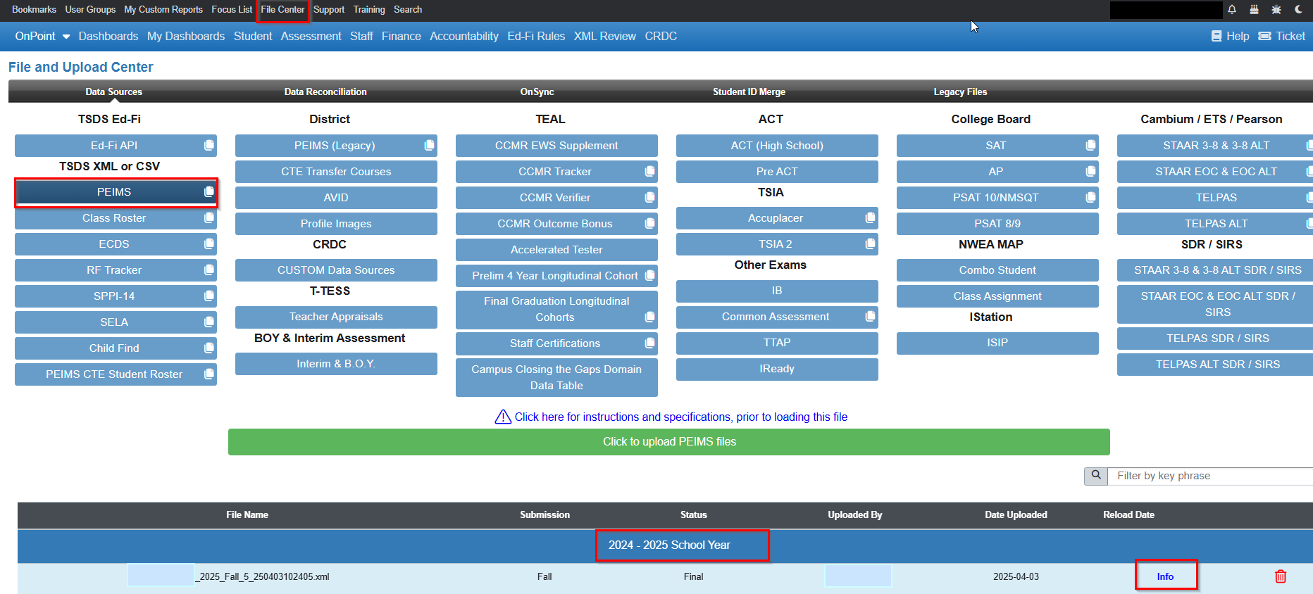 Loading TSDS CSVs 2024-2025 And Beyond – OnDataSuite – Knowledgebase