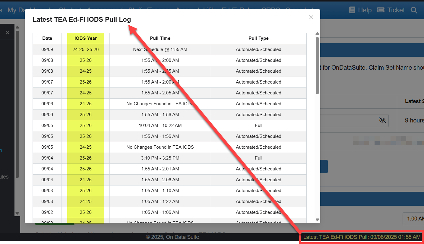 Go Live 2025-2026 Status – OnDataSuite – Knowledgebase